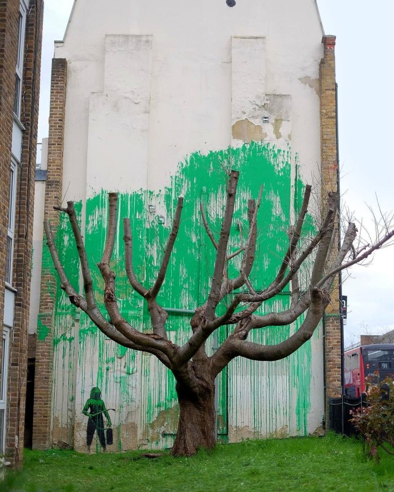 Banksy new mural in London